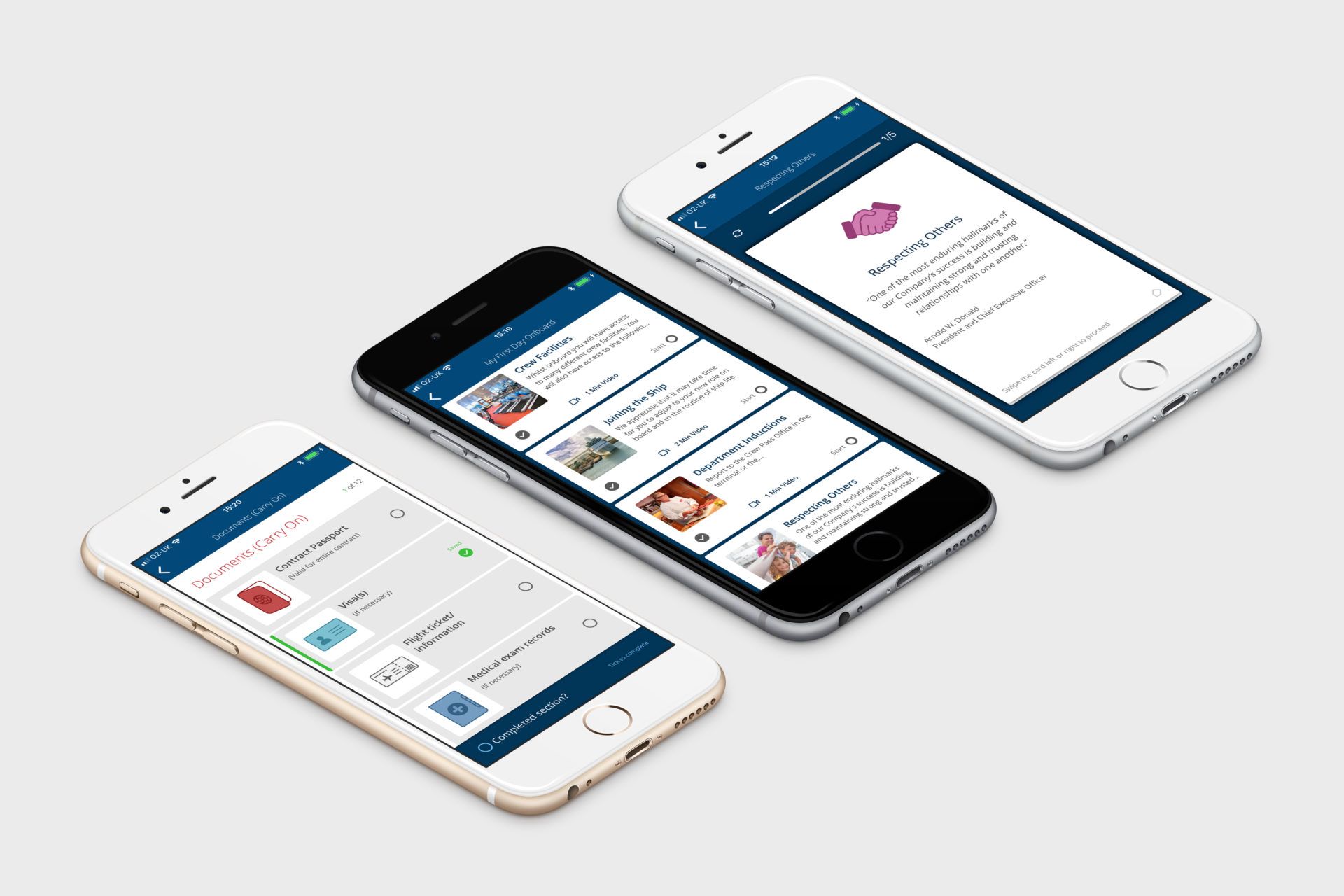 employee-onboarding-mobile-app | Inizio Engage XD